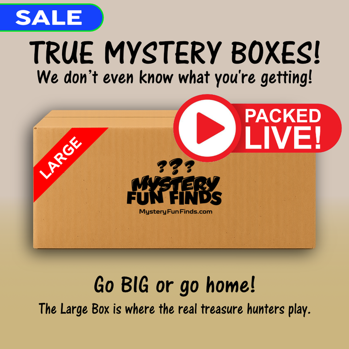 Unclaimed Mail Mystery Boxes from Mystery Fun Finds