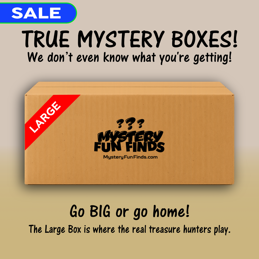 Unclaimed Mail Mystery Boxes from Mystery Fun Finds