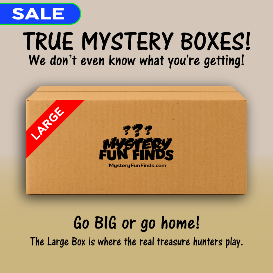 Unclaimed Mail Mystery Boxes from Mystery Fun Finds